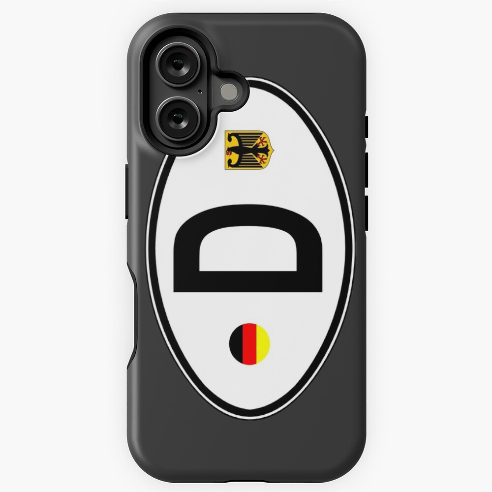 "Germany Oval Country Code Decal" Sticker for Sale by rogue-design ...