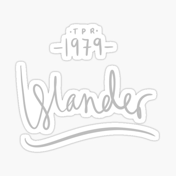 " 1979 ISLANDER ~ THORPE PARK RESORT (grey)" Sticker by coastersnaps ...