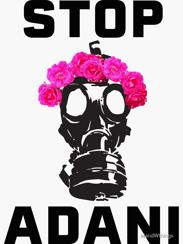 "Extinction Rebellion - Stop Adani" Sticker for Sale by MandWthings ...