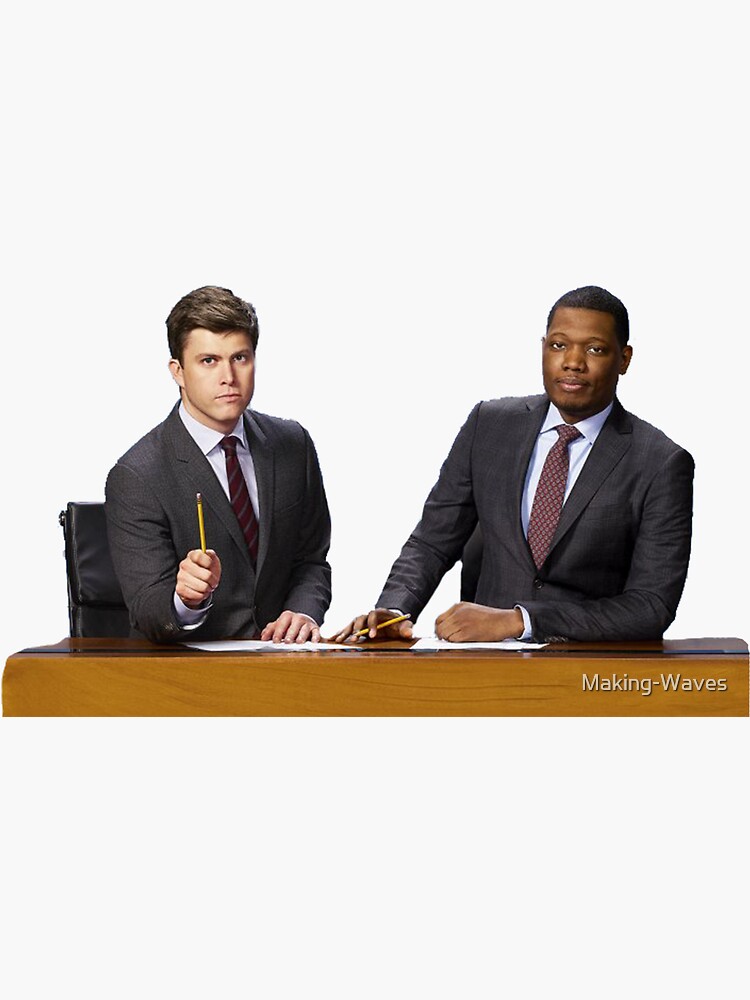 "Weekend Update SNL" Sticker for Sale by Making-Waves | Redbubble
