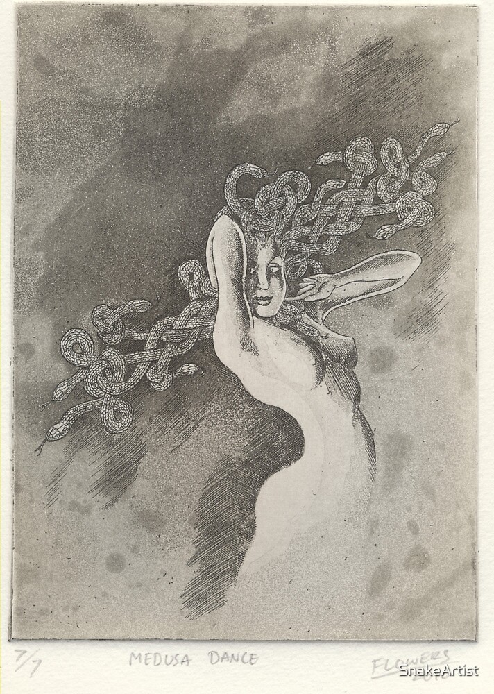 "Medusa dance" by SnakeArtist | Redbubble