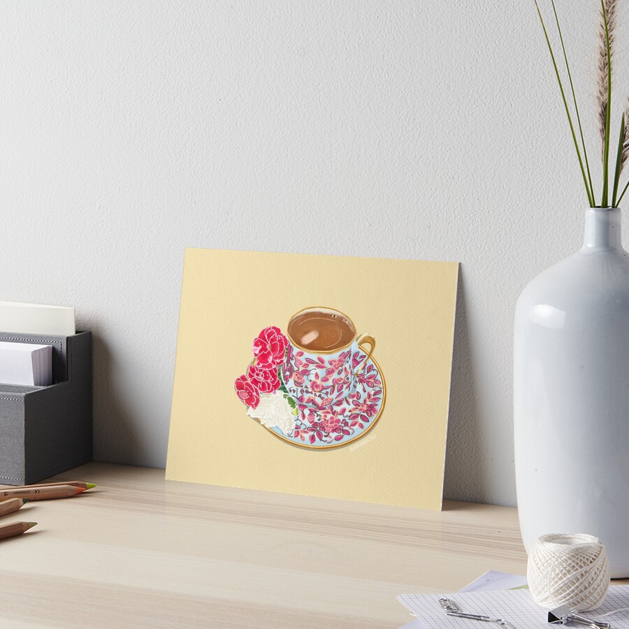 "Arabic Coffee Cup - Morning" Sticker for Sale by Marwative . | Redbubble