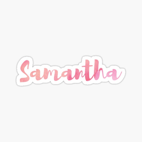 "Samantha" Sticker for Sale by ampp | Redbubble