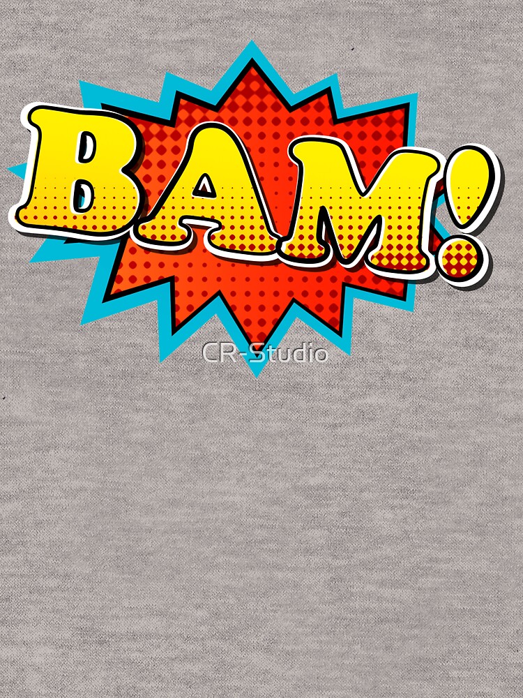 "BAM Comic Hero Punch" Lightweight Hoodie for Sale by CR-Studio | Redbubble