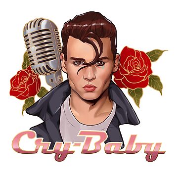 "Cry Baby" Sticker for Sale by RomyJones | Redbubble