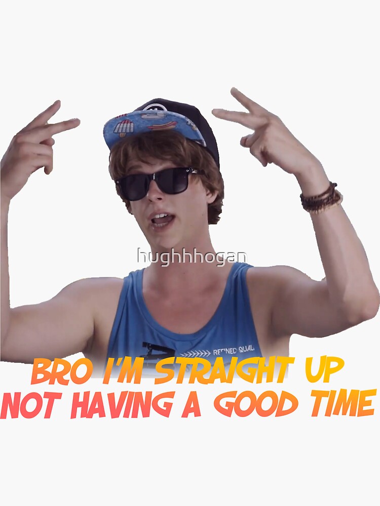 "Real Bros of Simi Valley Not Having a Good Time" Sticker for Sale by ...