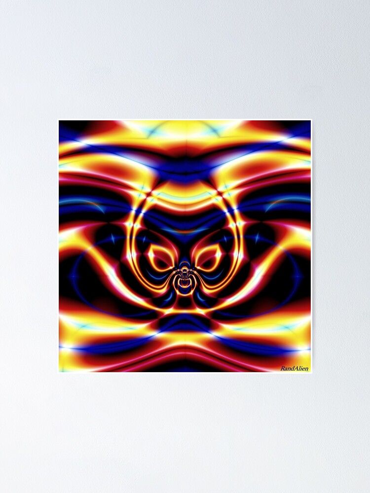 "Neon Gremlin" Poster for Sale by Randalien | Redbubble