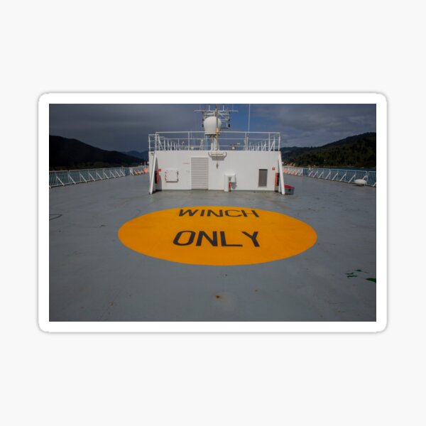 "Winch Only" Sticker by cannboys | Redbubble