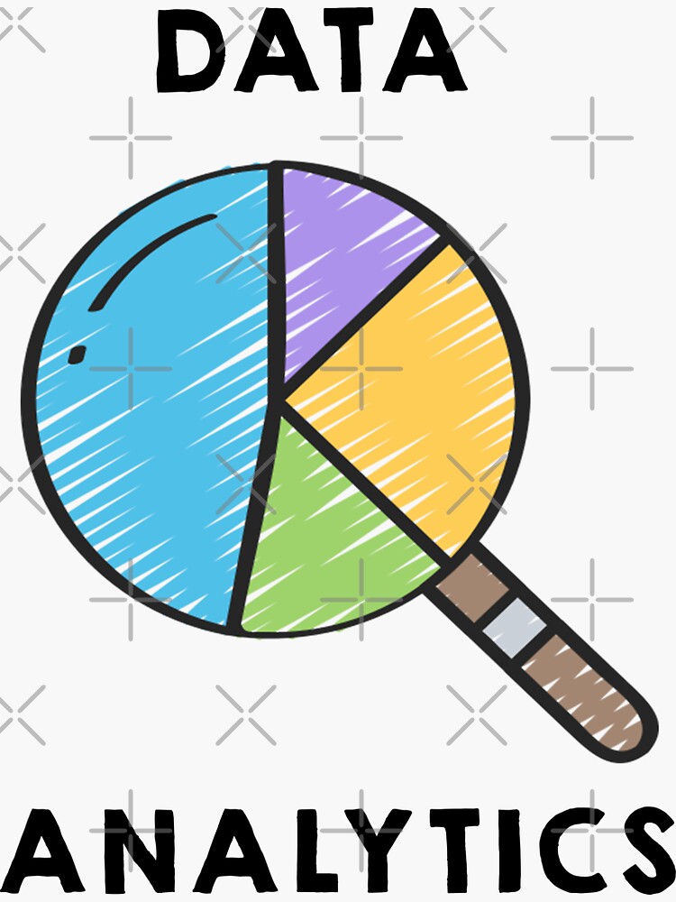 "Data Analytics and Data Science t-shirts and products" Sticker by ...