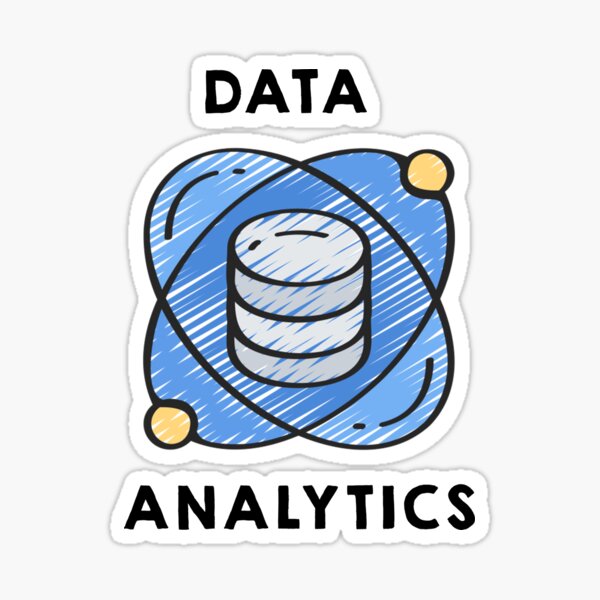 "Data Analytics and Data Science t-shirts and products" Sticker for ...