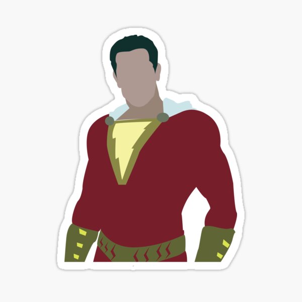 "Shazam" Sticker by WilliamBourke | Redbubble