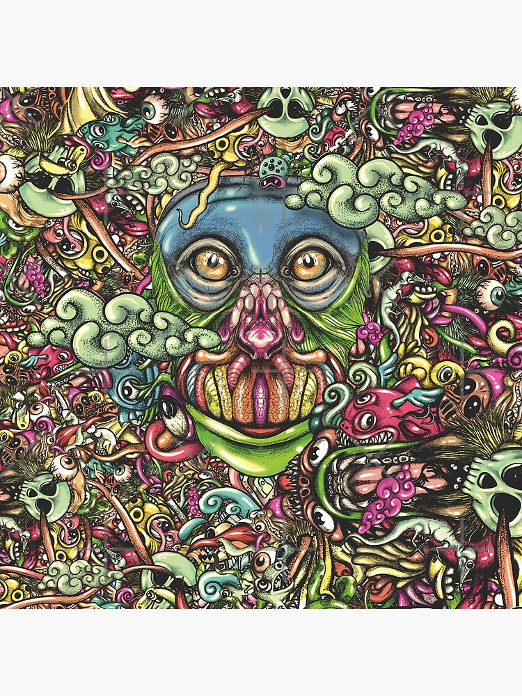 "Ape Doodle Flat" Poster for Sale by fakeface | Redbubble