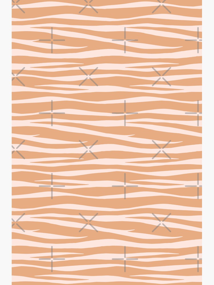 "Zebra Print - Toffee Caramel" Sticker by SilverPegasus | Redbubble