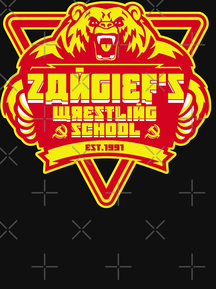 "the russian bear wrestling school" T-shirt for Sale by edcarj82 ...