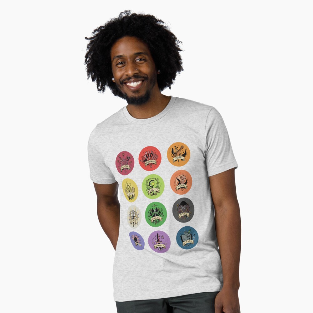"Dungeons and Dragons Classes" Sticker for Sale by Kellbellz | Redbubble