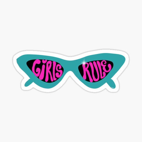 "Girls Rule" Sticker by MarleyArt123 | Redbubble
