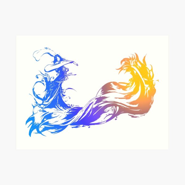 "Final Fantasy X Logo Artwork" Art Print by AngeliaLucis | Redbubble