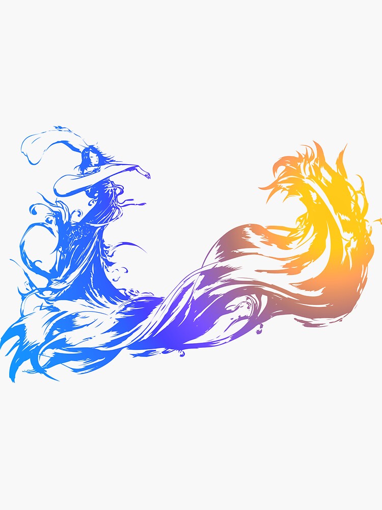 "Final Fantasy X Logo Artwork" Sticker for Sale by AngeliaLucis | Redbubble