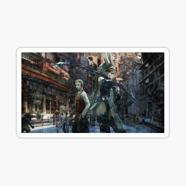 "Final Fantasy XII Artwork Poster" Sticker by AngeliaLucis | Redbubble