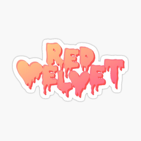 "Red Velvet" Sticker for Sale by LaLunePeche | Redbubble