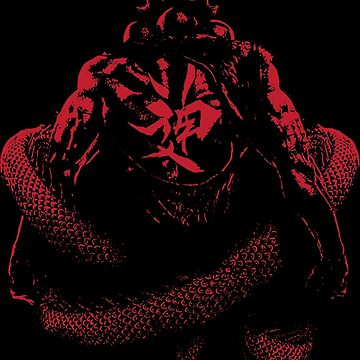 "akuma" Sticker for Sale by amazingspytee | Redbubble