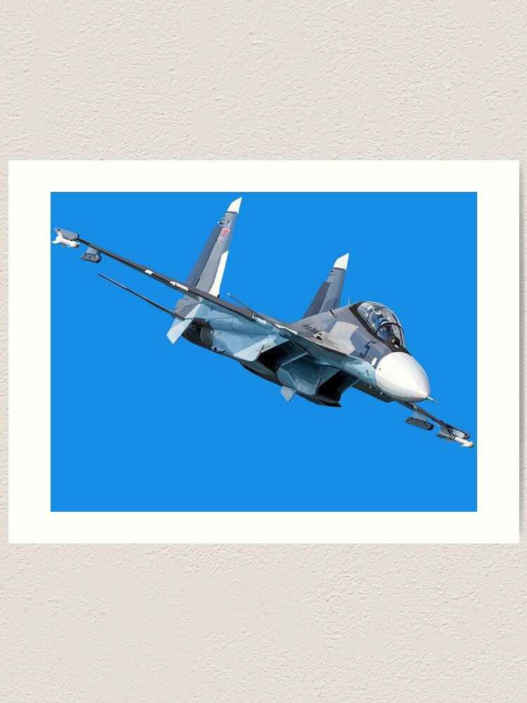 "Su-30SM" Art Print for Sale by sibosssr | Redbubble