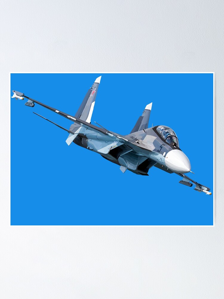 "Su-30SM" Poster for Sale by sibosssr | Redbubble