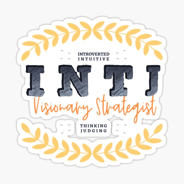 "[MBTI] INTJ - Visionary Strategist" Sticker for Sale by KaiFx19 ...