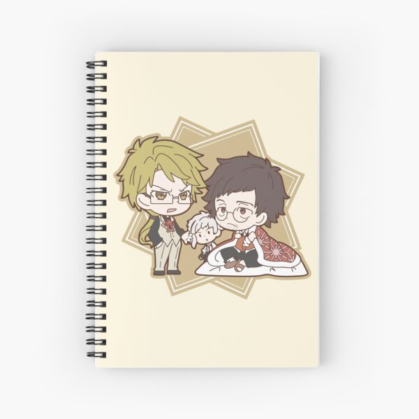 Doppo Kunikida Spiral Notebooks | Redbubble