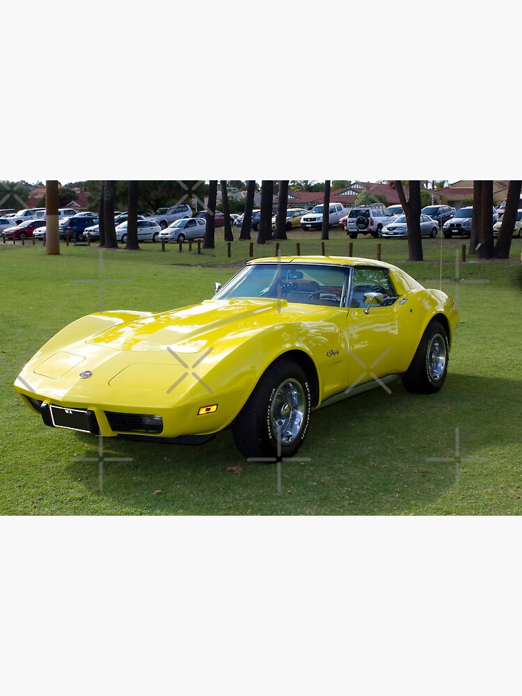 "Corvette Stingray - side view" Framed Art Print for Sale by Sandra ...