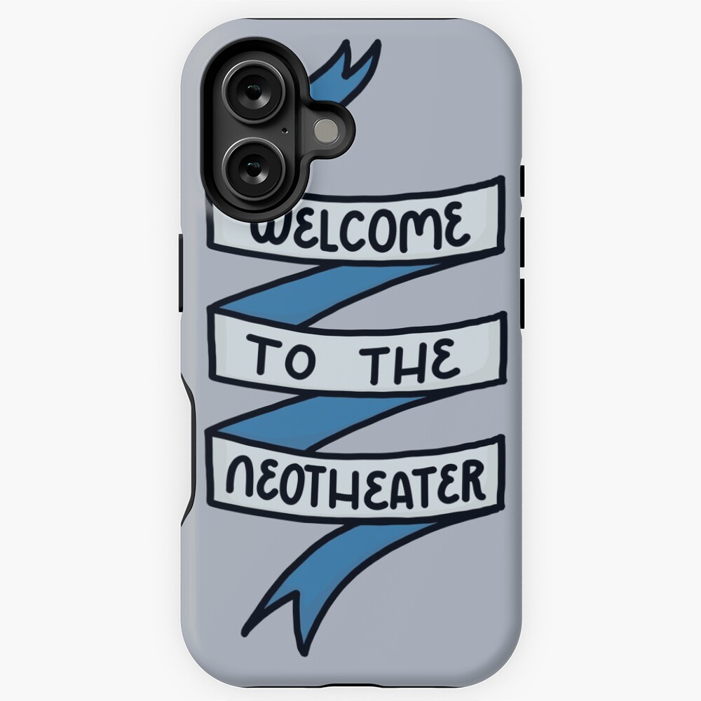 "Welcome to the Neotheater" Sticker for Sale by laurel98 | Redbubble