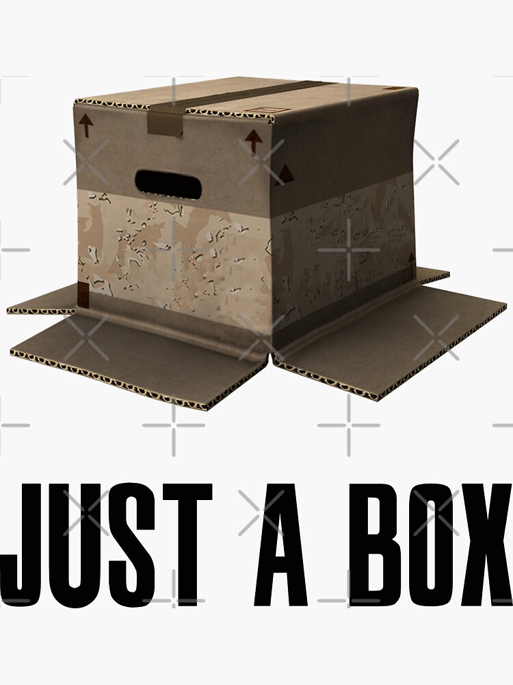 "Just a box " Sticker for Sale by Sketchfiles | Redbubble