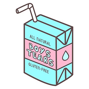 "Boys Tears Juicebox" Sticker for Sale by theroyalsass | Redbubble