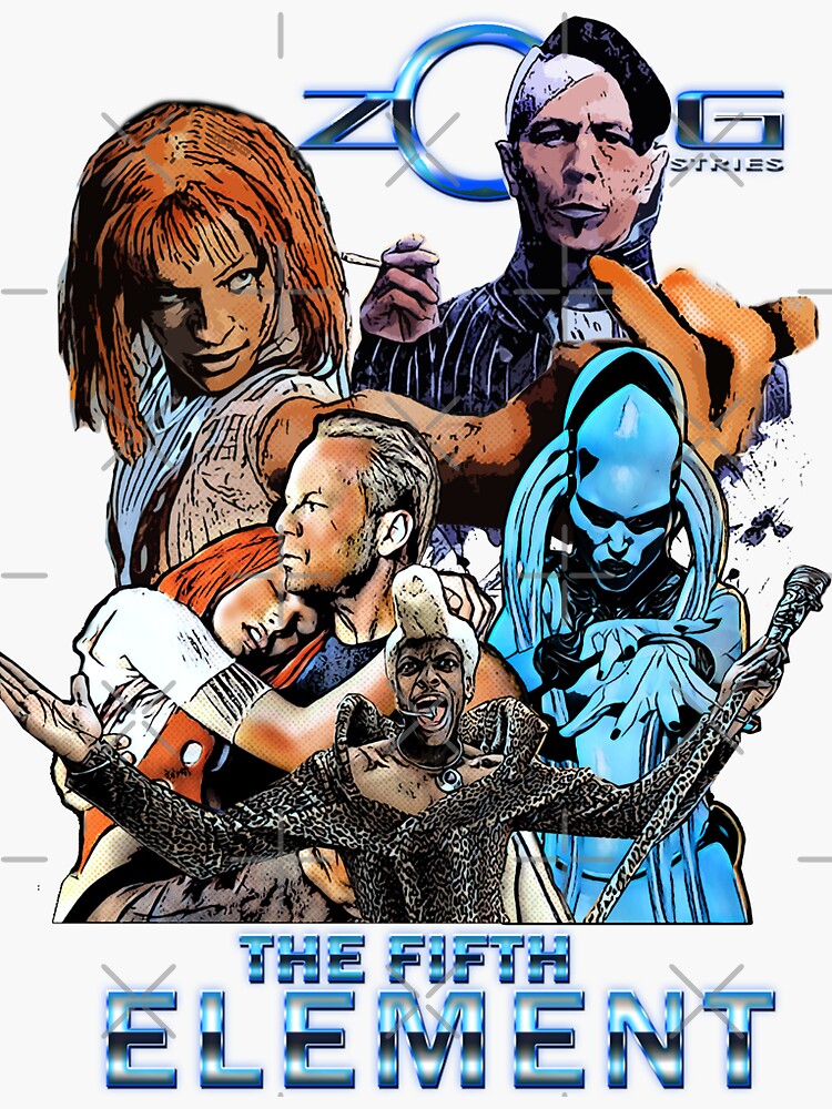 "the Fifth Element" Sticker for Sale by JTK667 | Redbubble