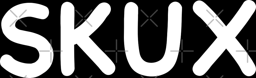 "Skux, White, Kiwi Slang" by Kiwidom | Redbubble