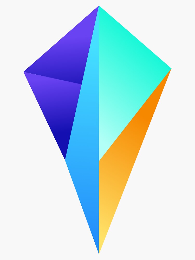 "Polygon.io Logo" Sticker for Sale by qrpike989 | Redbubble