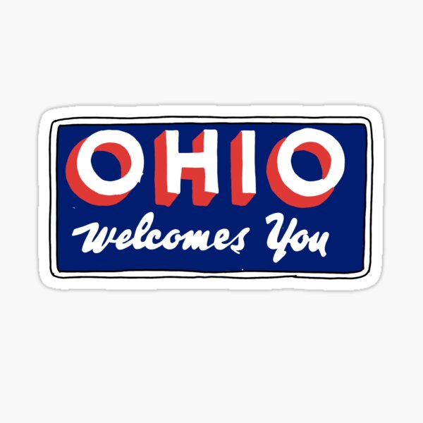 "OHIO" Sticker for Sale by Molski | Redbubble
