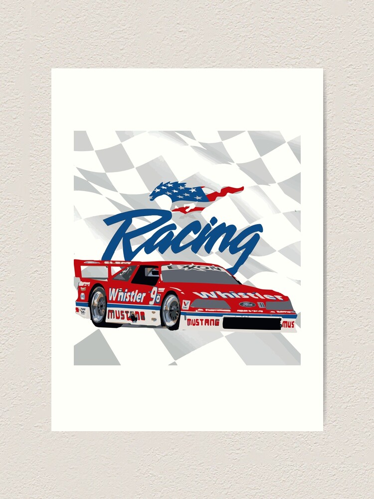 "1991 Roush Racing Ford Mustang IMSA GTO Racecar " Art Print by ...