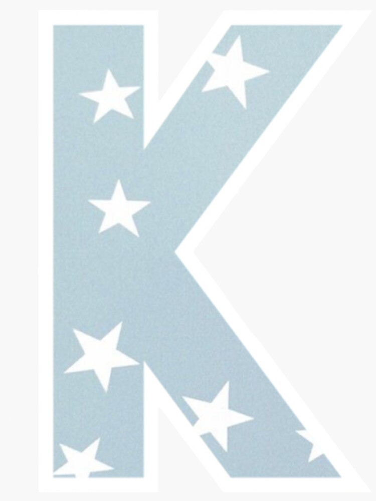 "K Sticker" Sticker for Sale by truffles22 | Redbubble