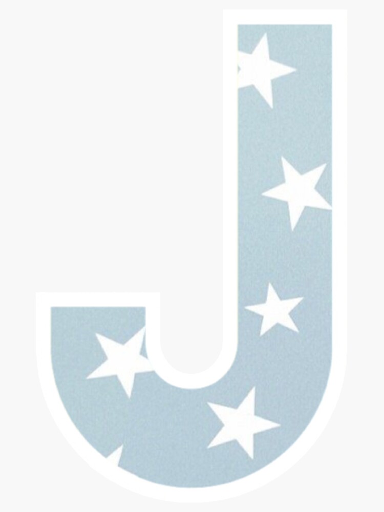"J Sticker" Sticker for Sale by truffles22 | Redbubble