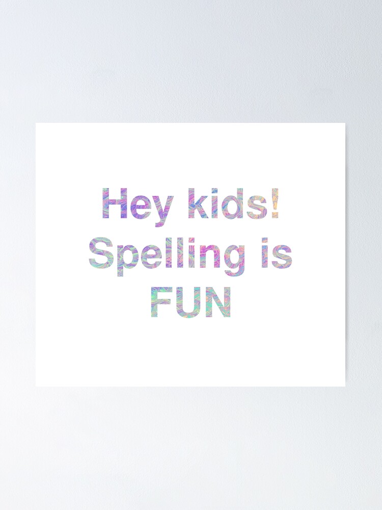 "Hey Kids Spelling is Fun - Taylor Swift Me! Lover Albums" Poster for ...