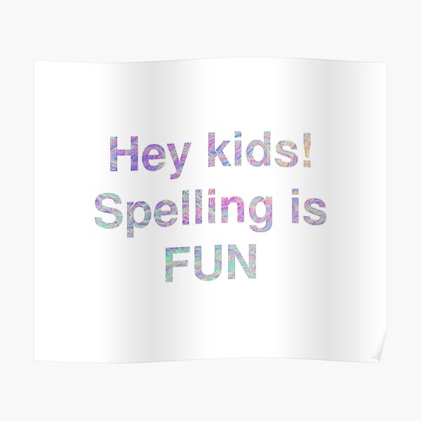 "Hey Kids Spelling is Fun - Taylor Swift Me! Lover Albums" Poster for ...