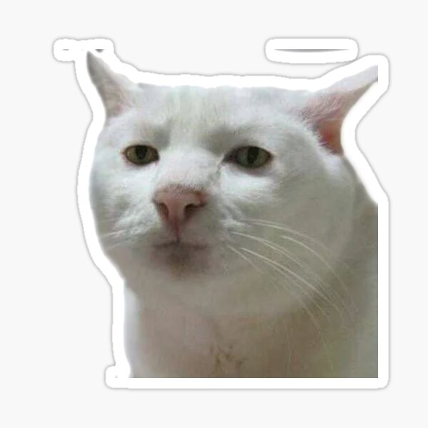 "feline friendo #2" Sticker for Sale by waifuism | Redbubble