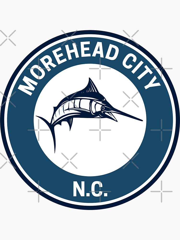 "Vintage Morehead City North Carolina " Sticker for Sale by fearcity ...