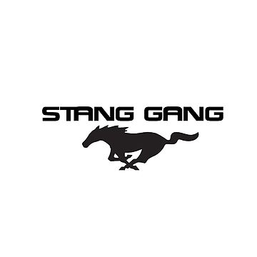 "Stang Gang" Sticker for Sale by victoriab-123 | Redbubble