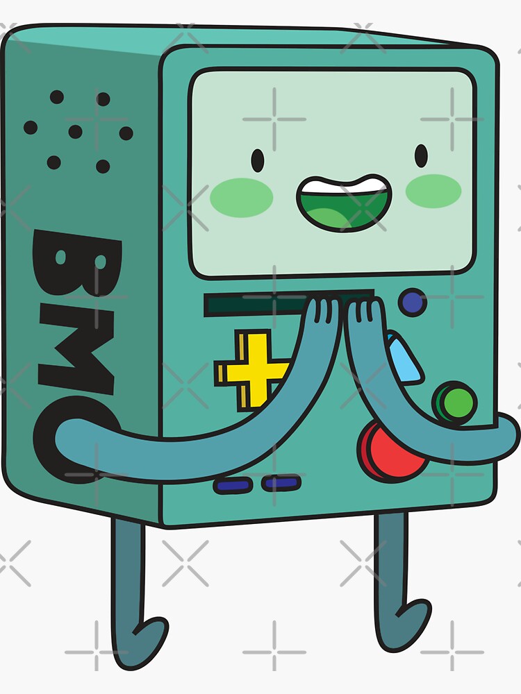 "BMO" Sticker for Sale by plushism | Redbubble