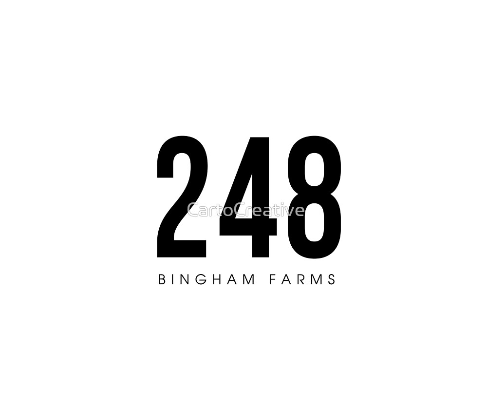 "Bingham Farms, MI - 248 Area Code" by CartoCreative | Redbubble