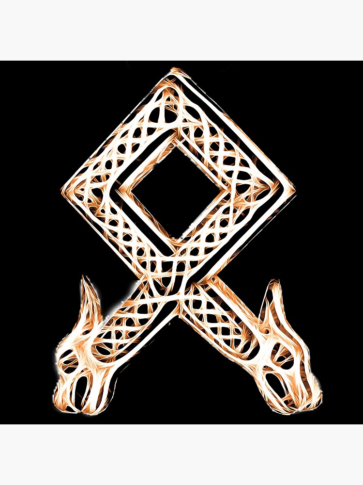 "Odin Rune" Poster by jonthebon | Redbubble