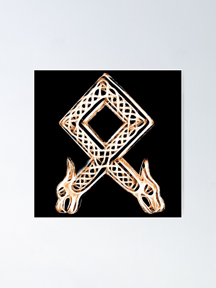 "Odin Rune" Poster by jonthebon | Redbubble