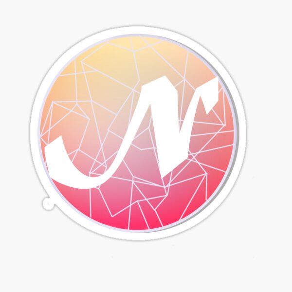 "Letter N" Sticker by design-yuko | Redbubble